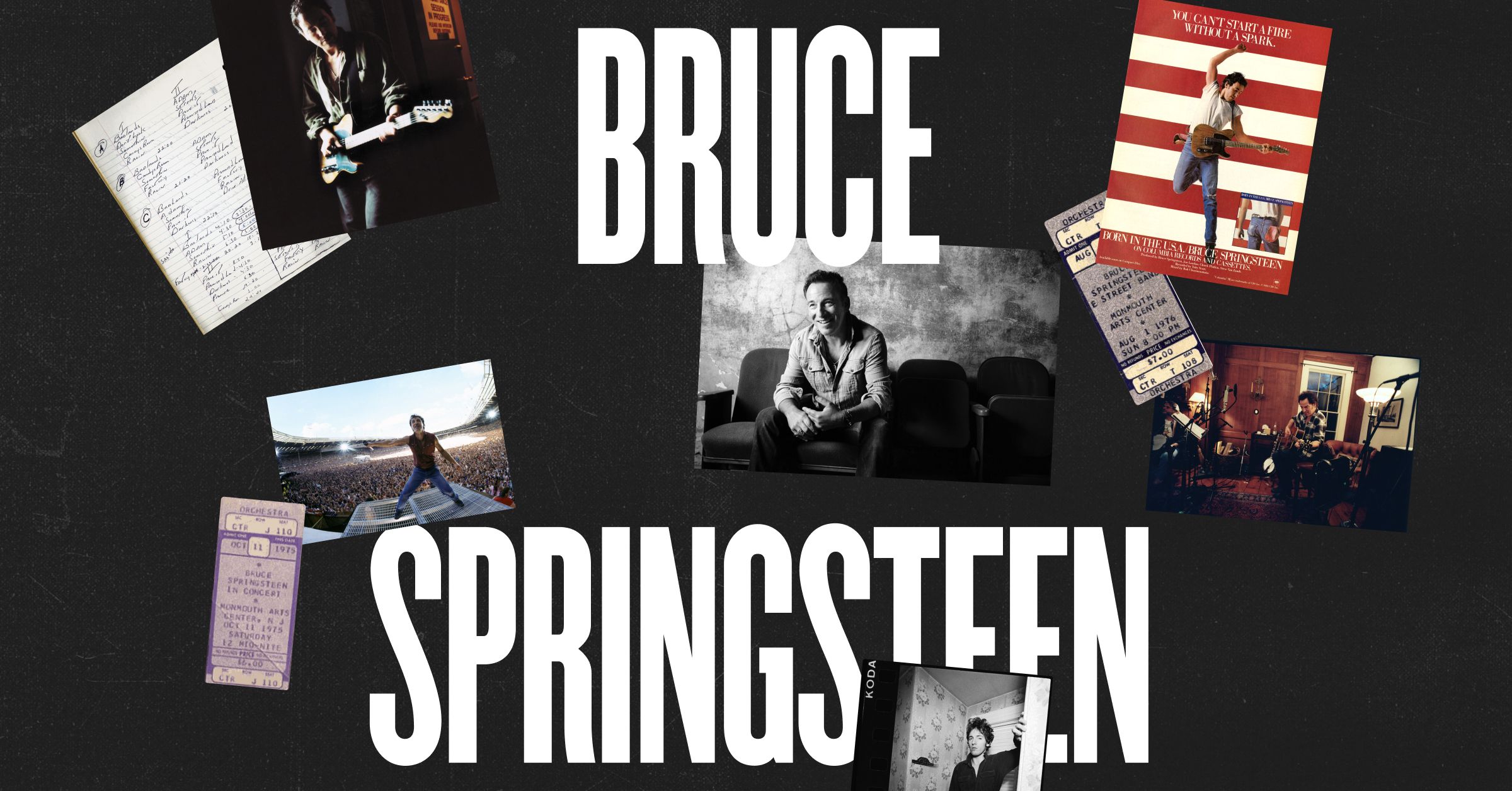 Bruce Springsteen | Our Work | Josephmark | Design & Technology Studio ...
